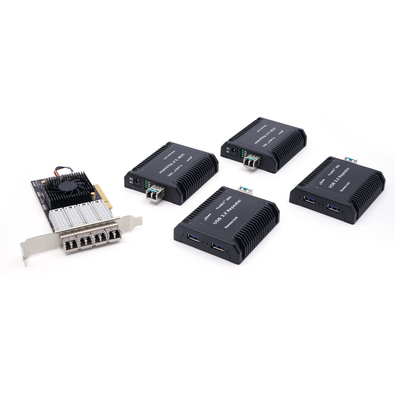 USB 3.2 Extension System over Optic Fiber Cable, FireNEX-80G - NTC ...