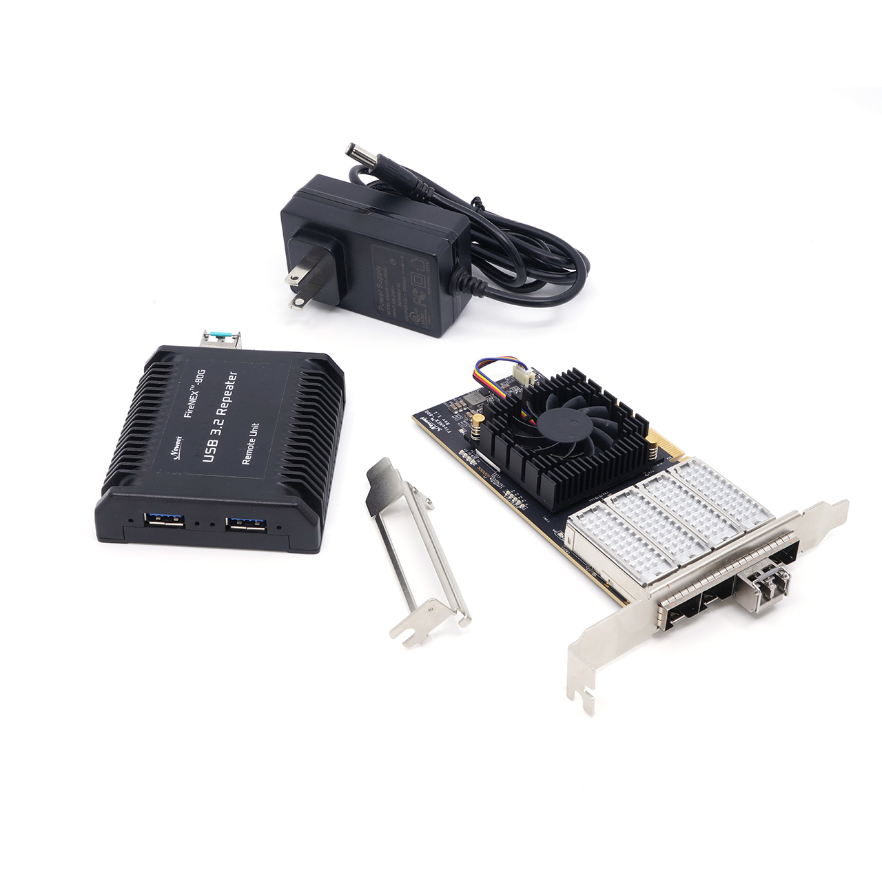 USB 3.2 Extension System over Optic Fiber Cable, FireNEX-80G - NTC ...