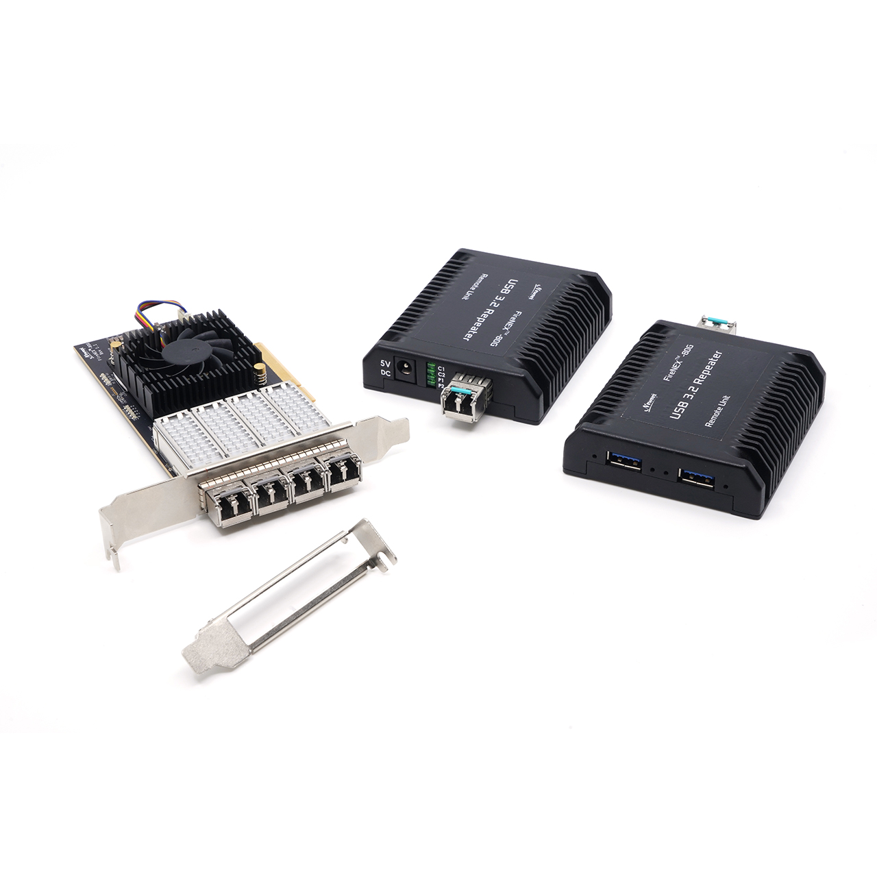 USB 3.2 Extension System over Optic Fiber Cable, FireNEX-80G - NTC ...