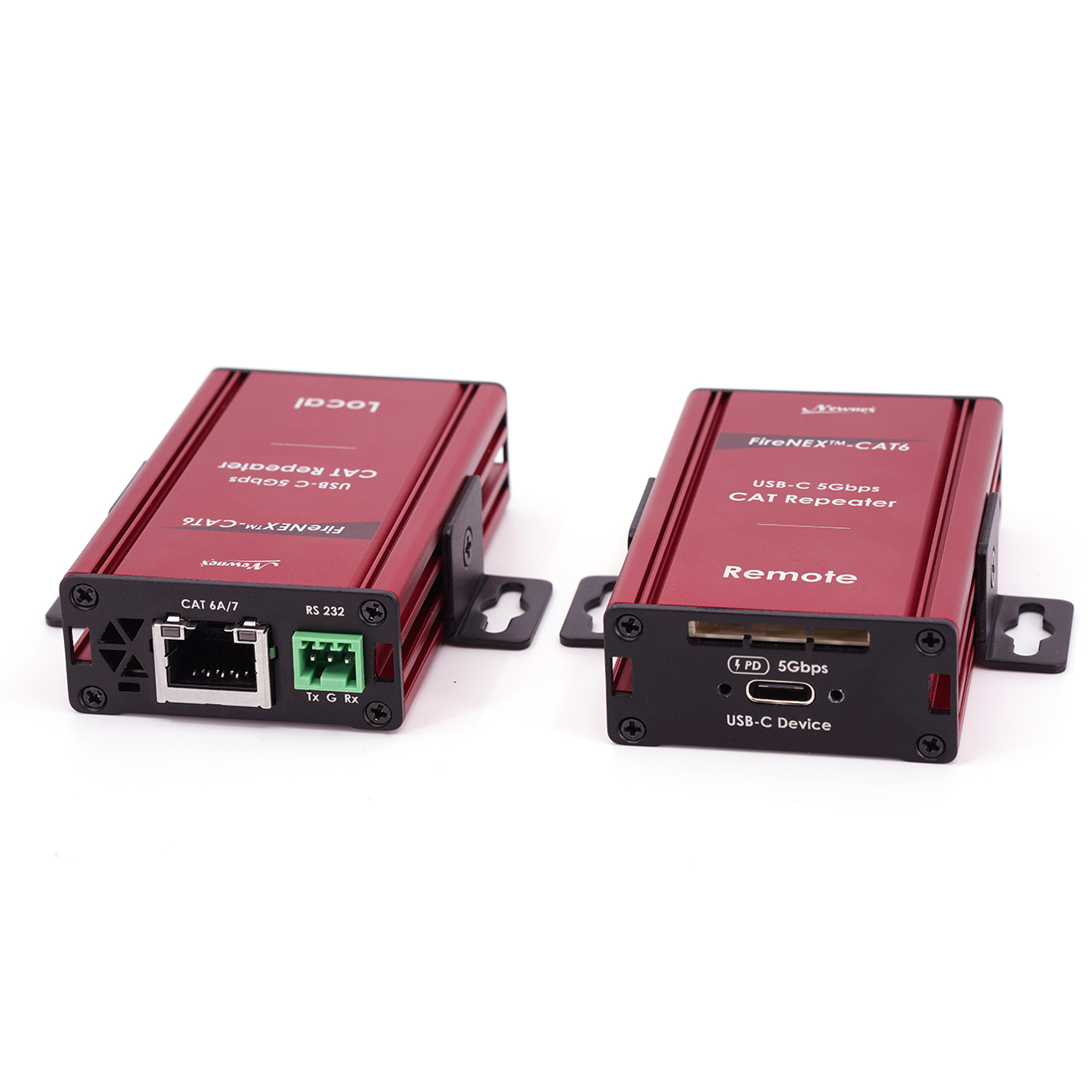 5Gbps USB-C Extender over CAT 6a/7 Cable - NTC Distributing