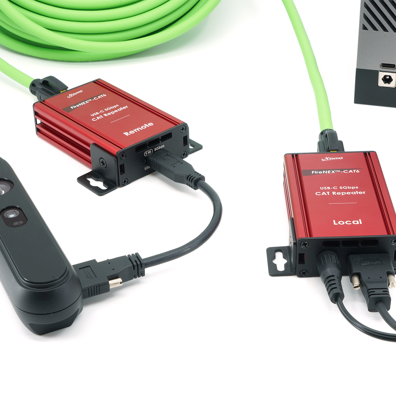 5Gbps USB-C Extender over CAT 6a/7 Cable - NTC Distributing