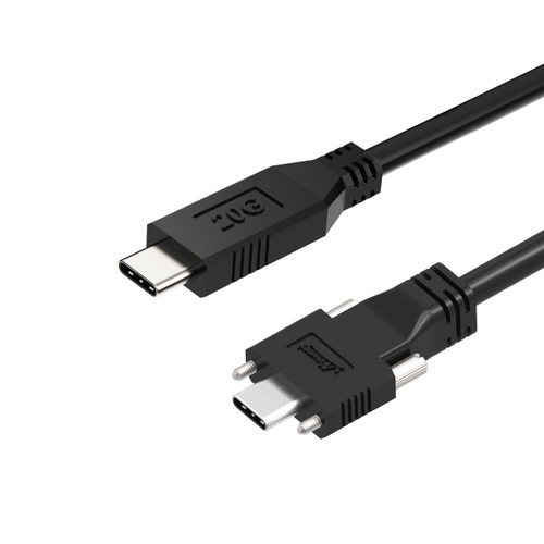 20Gbps USB4 C to C Cable with Dual Screw Locking, M/M, 2m, 240W PD (EPR ...