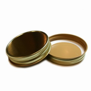 Plastisol Mason Jar Lid | Gold