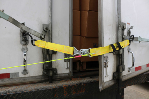 Ancra Cargo's Releasable Trailer Door Limit Strap