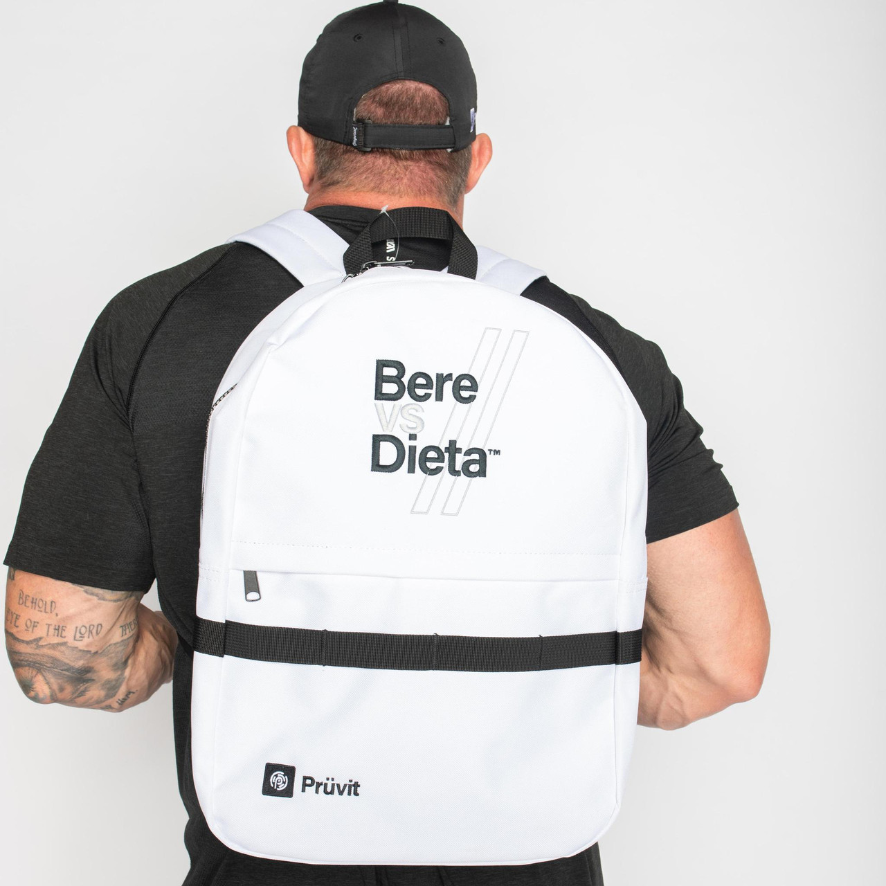 Italian - Bere VS Dieta Rucksack *white* - Prüvit Gear