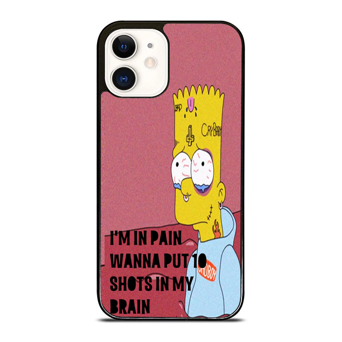 Bart Simpson Xxxtentacion Sad For iPhone 12 Mini / 12 / 12 Pro / 12 Pro ...