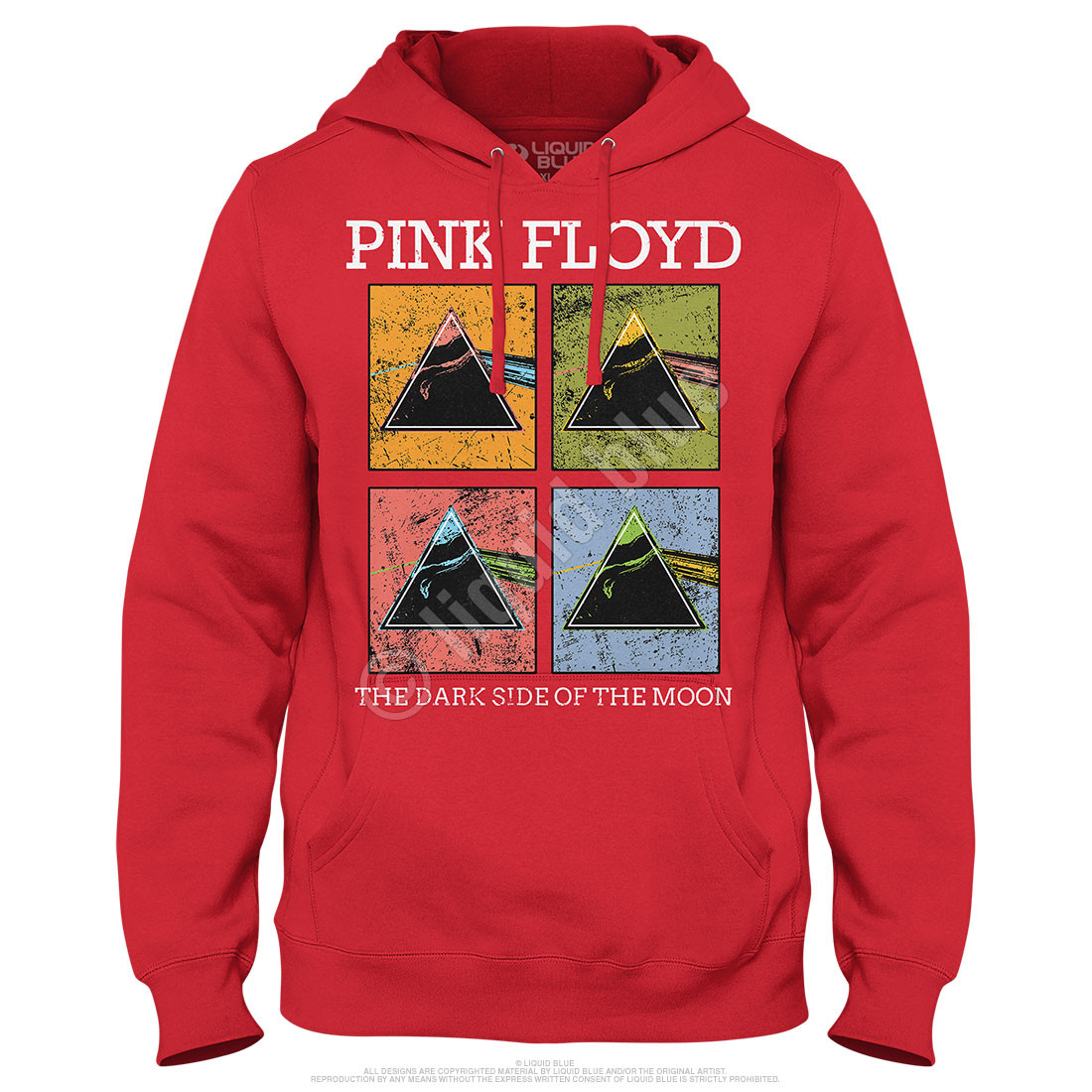 Pink Floyd Window Pane Hoodie by Liquid Blue