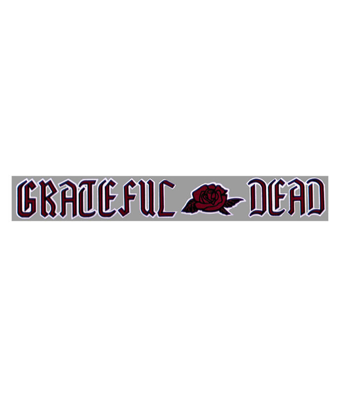 Grateful Dead Dead Rose Sticker Liquid Blue