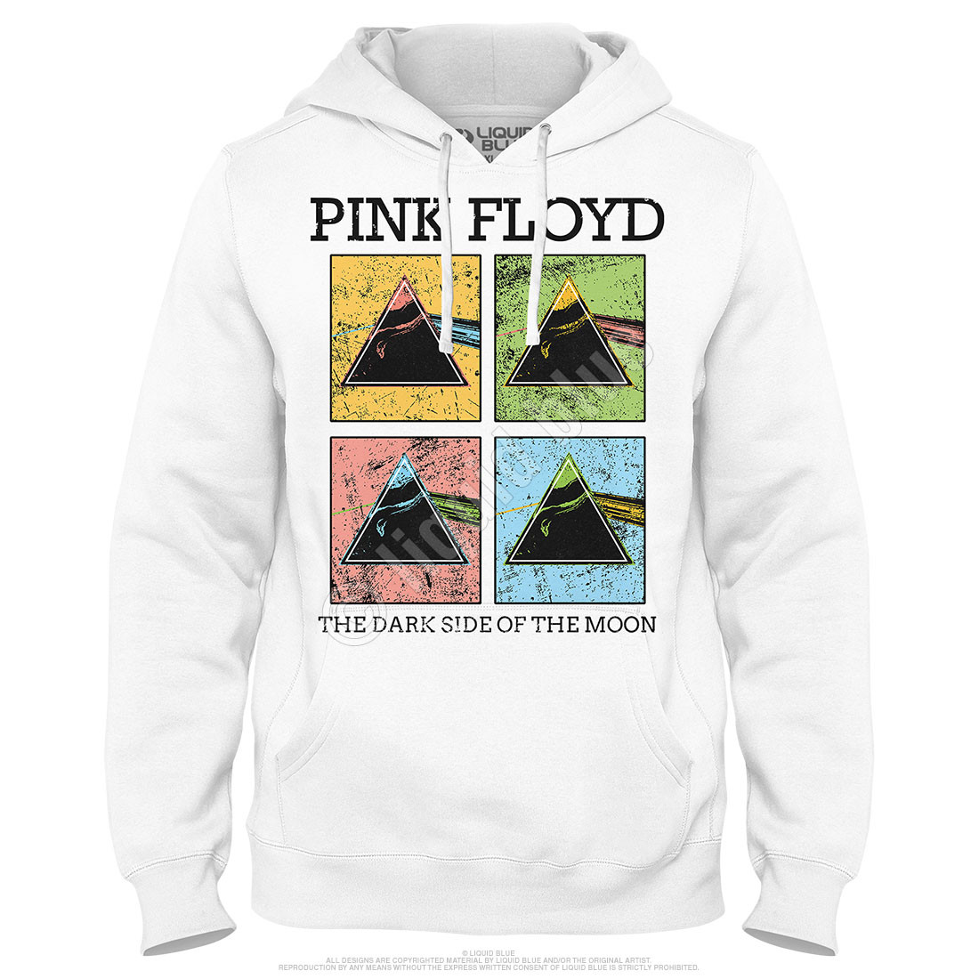 Pink Floyd Window Pane Hoodie by Liquid Blue