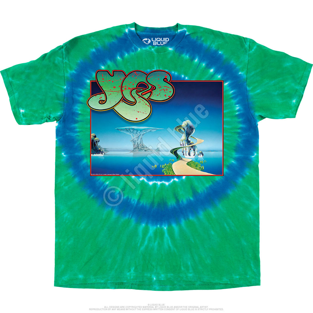Yes Yes Songs T-Shirt Tee by Liquid Blue