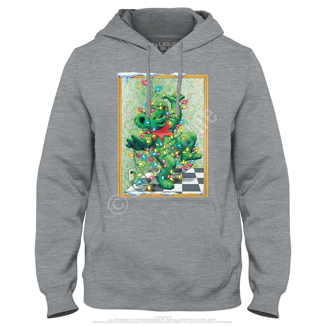 Grateful Dead Tangled Bear Hoodie by Liquid Blue