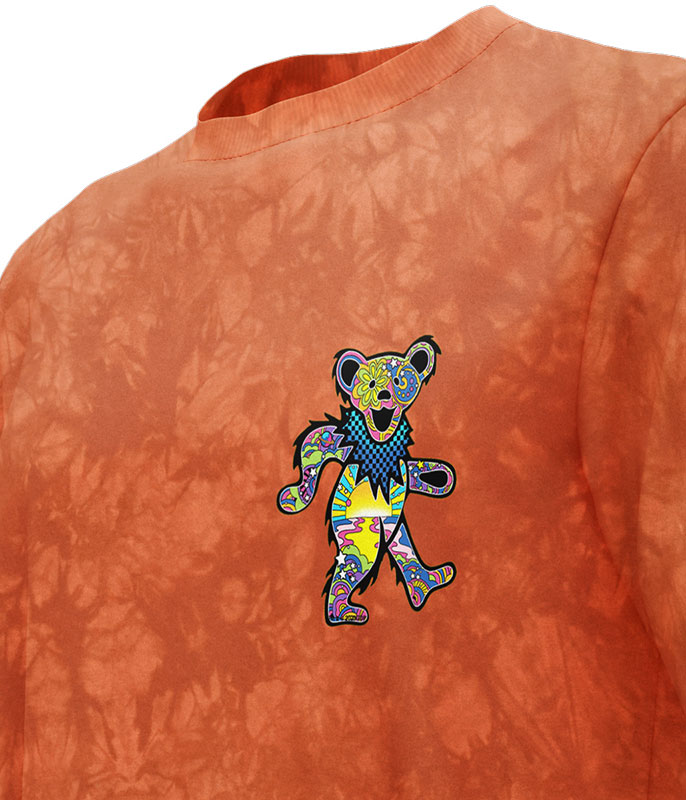 Grateful Dead Mod Bear Chest T-Shirt Tee by Liquid Blue