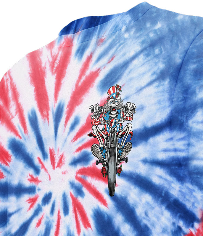 Grateful Dead Moto Sam Chest T-Shirt Tee by Liquid Blue