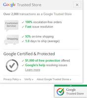 LiquidBlue.com is now recognized as a Google Trusted Store - Liquid Blue