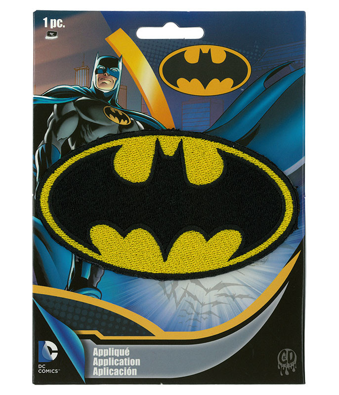 Batman Logo Patch Liquid Blue