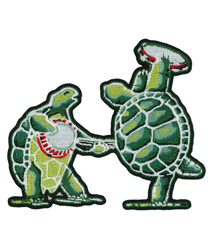 Grateful Dead GD Dancing Terrapins Patch Liquid Blue