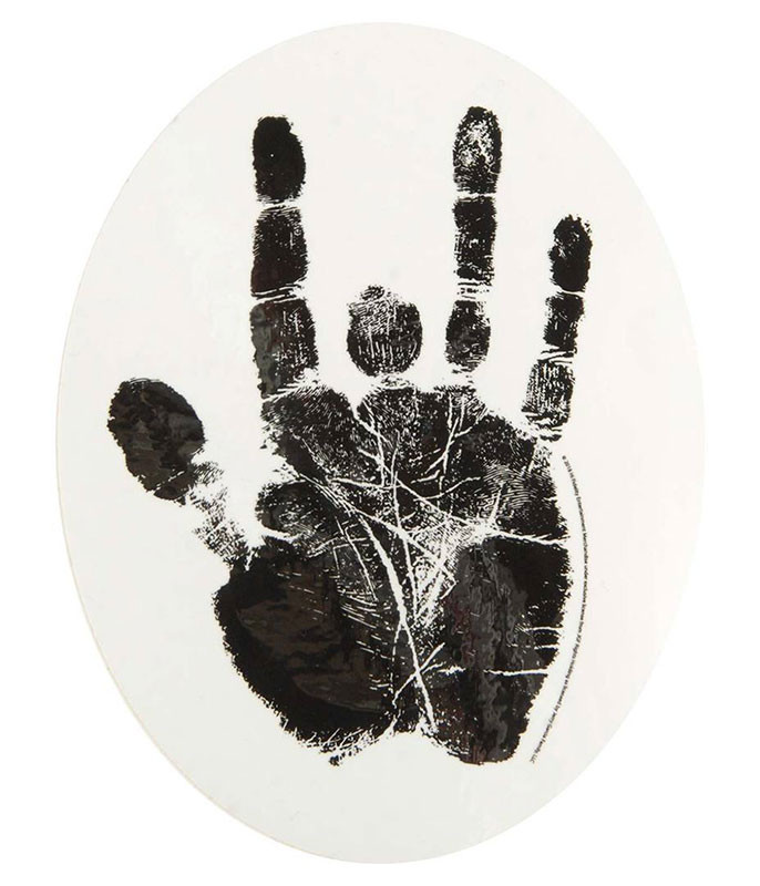 Jerry Garcia Hand Sticker Liquid Blue