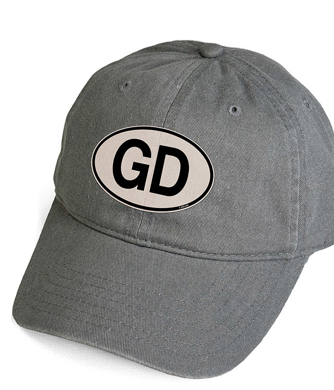 Grateful Dead GD Oval Hat Liquid Blue