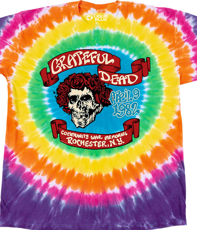 Grateful Dead Rochester Dead T-Shirt Tee by Liquid Blue