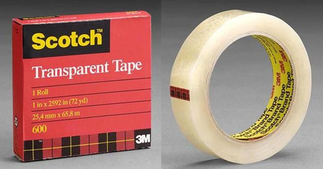 3M Clear Sealing Tape Scotch 600 3/4" x 2592 in - FLS Discount Supplies