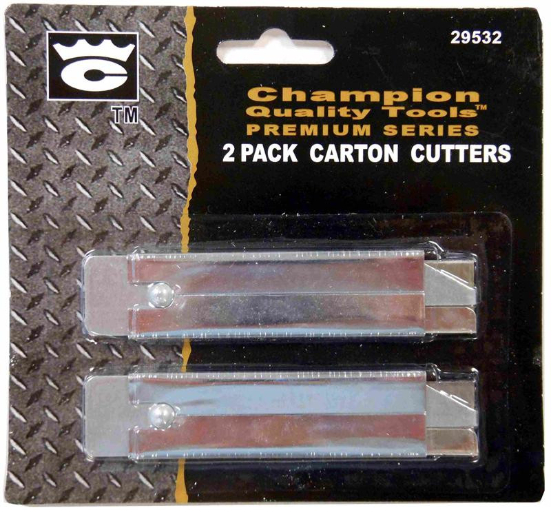 2 Pk Carton Cutters, 29532