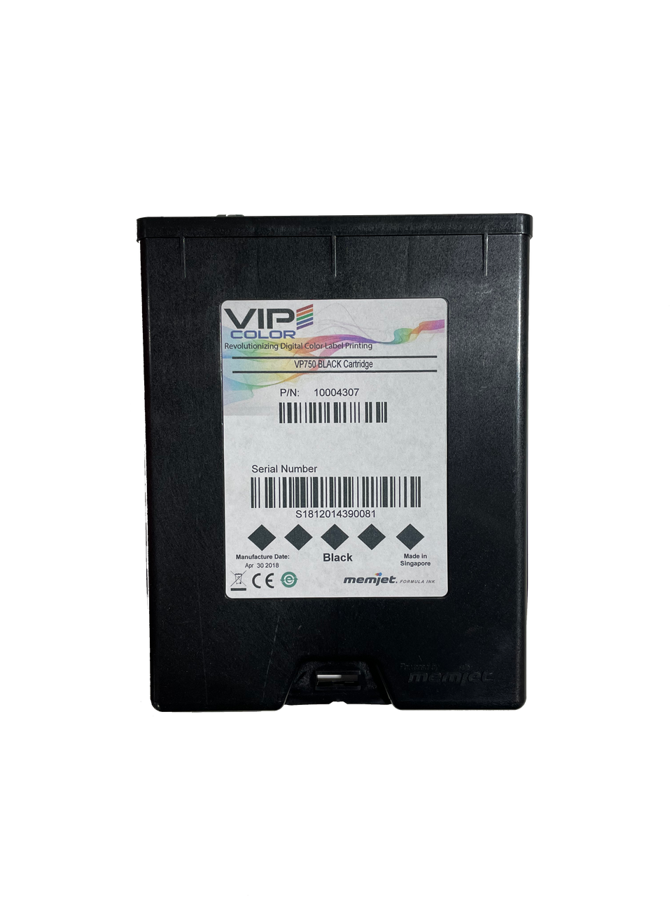 VIPColor VP660/VP750 Black Memjet Ink Cartridge - Single / 250 ml