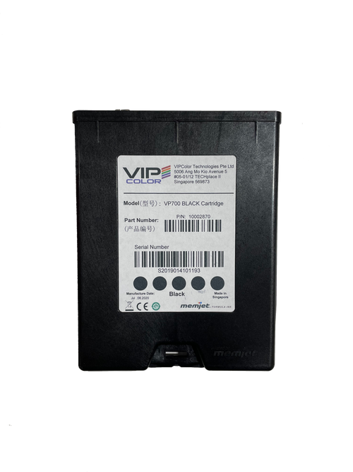 VIPColor VP610/VP700 Black Memjet Ink Cartridge - Single / 250 ml