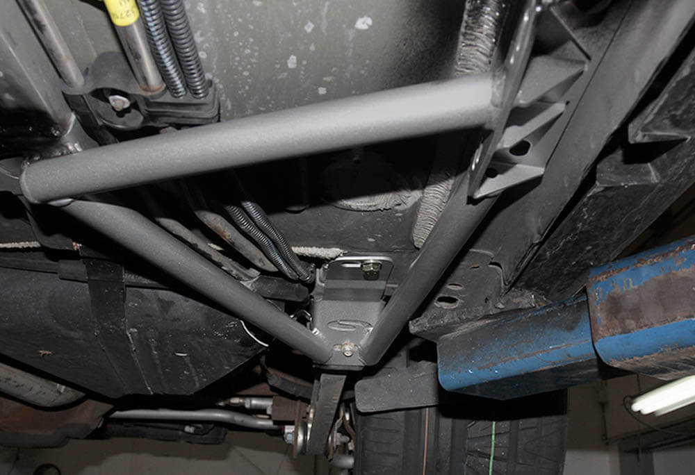 Steeda Mustang Frame Rail & Torque Box Brace (05-14), 555 5551