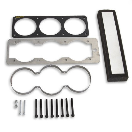 Autometer 50100 Mustang Triple 2-5/8" Gauge Cage w/ Vents - Black (87-93)