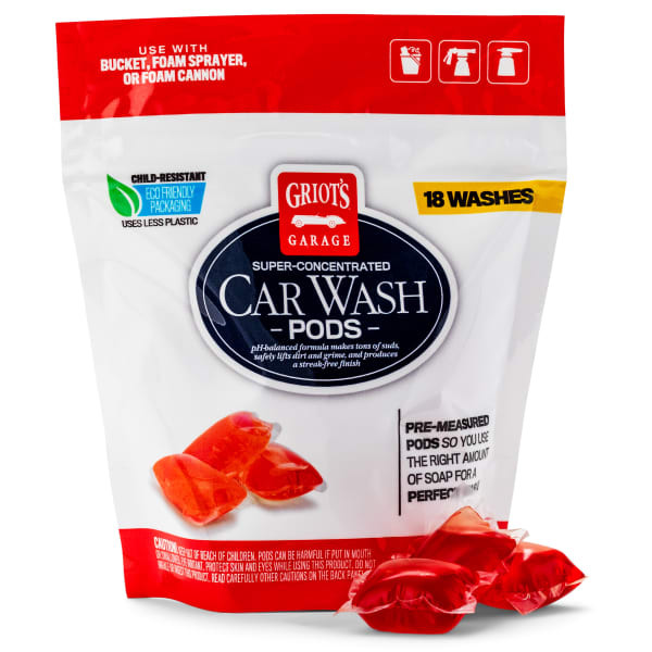 Griots Garage 10846 Concentrated Car Wash Pods - 18ct