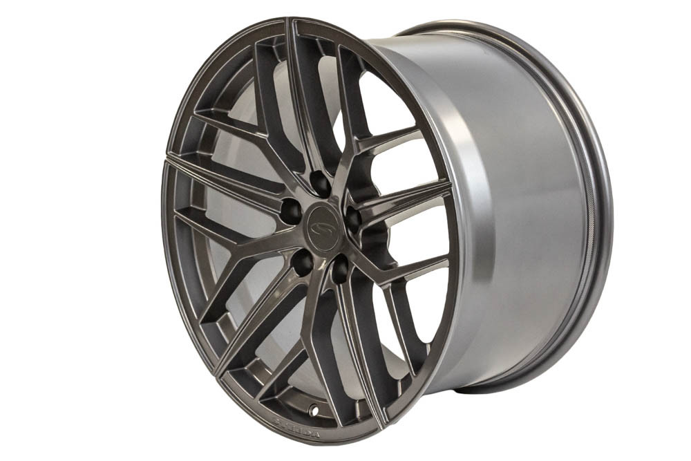Steeda Trident Gloss Titanium Wheel - 19x11 (05-25)