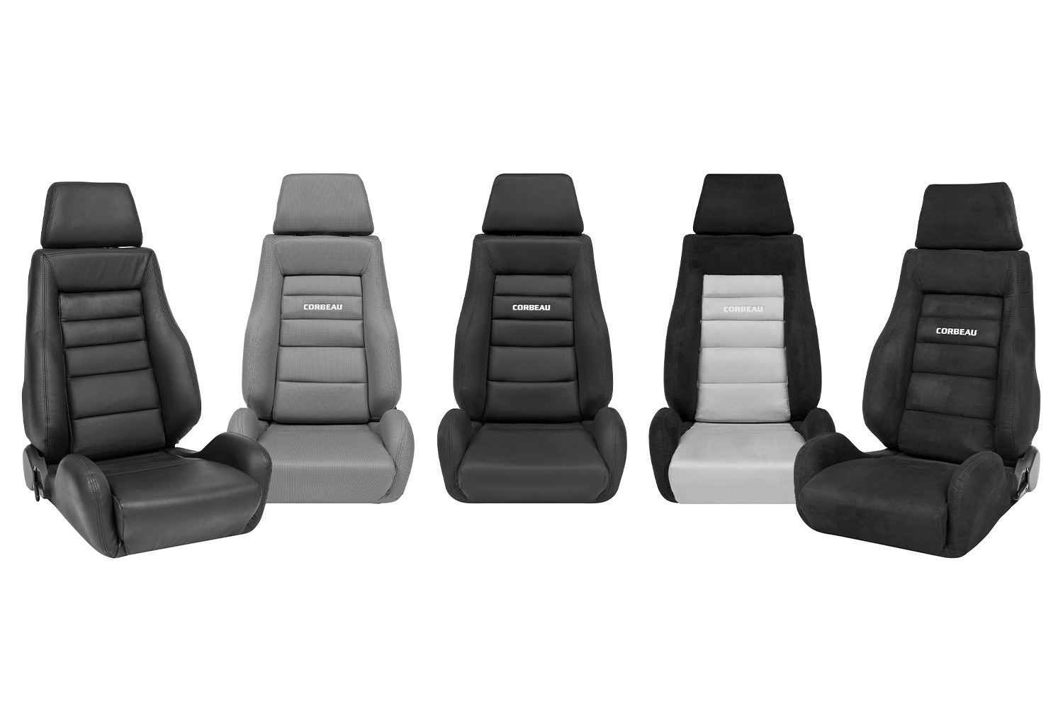 Corbeau 20301 Mustang GTS II Racing Seat - Pair (79-21)