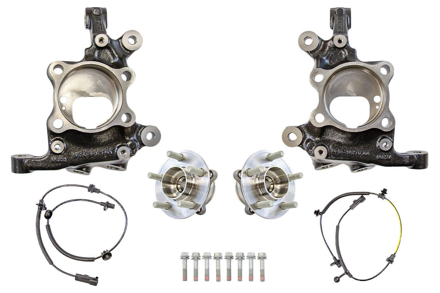 Steeda 555-6045 Mustang Upgraded Front Knuckle and Hub Kit (15-23)