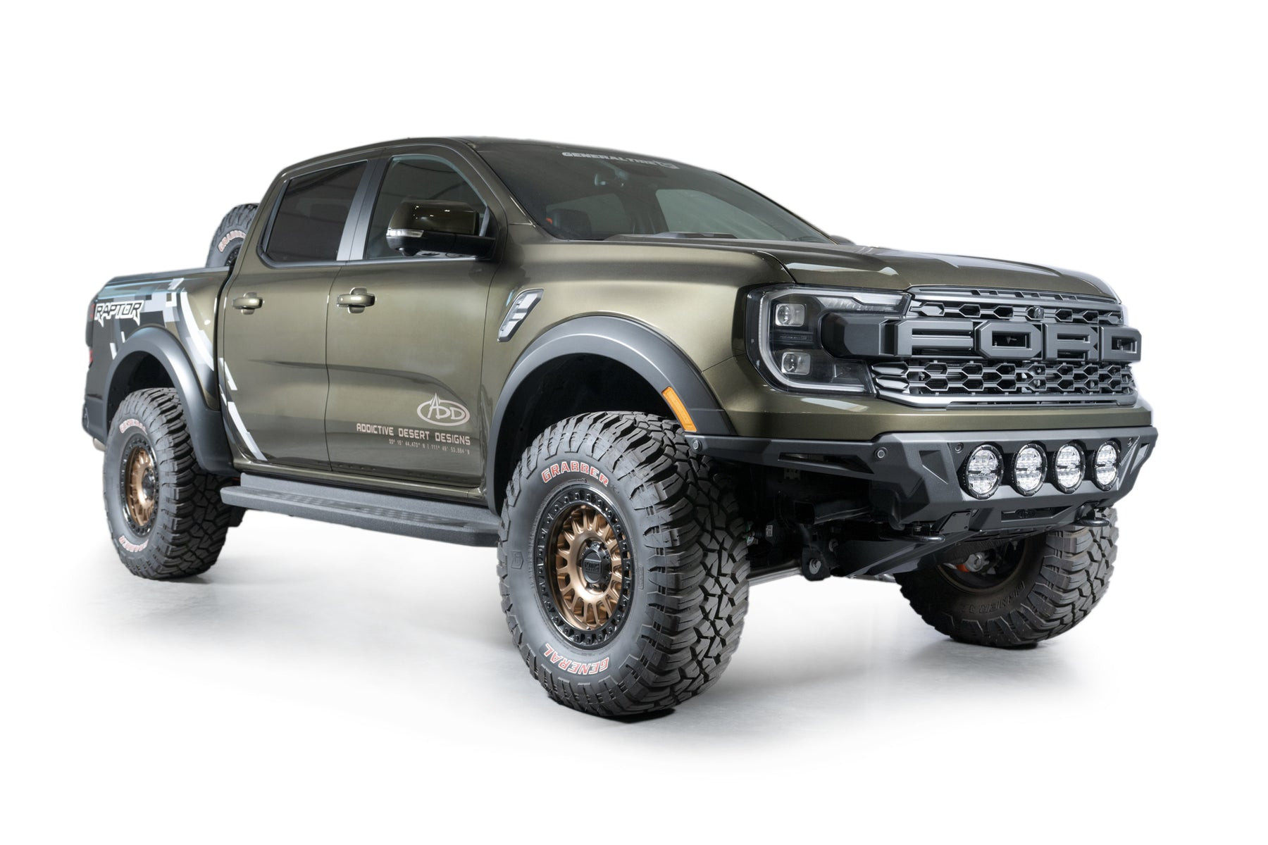 Addictive Desert Designs F720443130103 Ranger Raptor Edge Front Bumper ...
