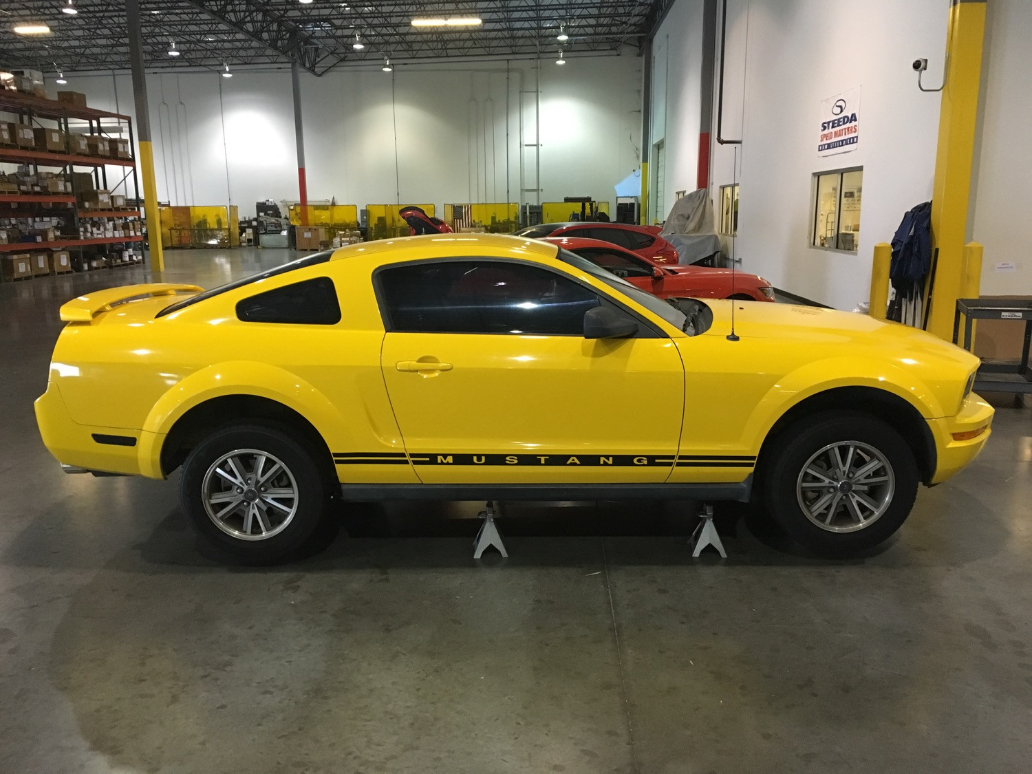 Steeda Mustang GT/V6/BOSS 302/GT500 Jacking Rails (2005-2014), 555 5209