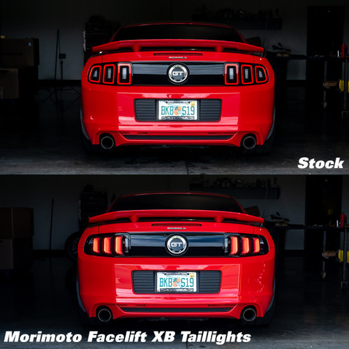 Morimoto Mustang XB LED Facelift Tail Lights - Smoked (2013-2014 ...