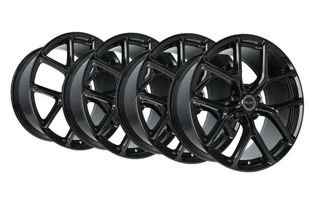 Carroll Shelby Wheels Mustang CS3 Gloss Black Staggered Wheel Package ...