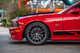 Steeda Mustang Trident Gloss Titanium Staggered Wheel & Tire Package ...