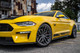 Steeda Mustang Trident Gloss Titanium Staggered Wheel & Tire Package ...