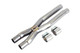 Steeda 555 3618 Mustang 5.0L Coyote 304 Stainless Resonator Delete X ...
