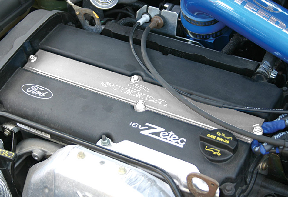 [Open Box] Steeda Focus Silver Engine Wire Cover (00-04 Zetec 2.0L ...