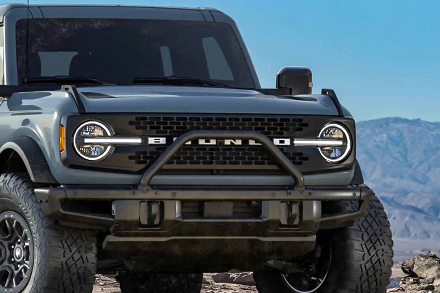 Ford M2DZ-17D957-AB Bronco Safari Bar Kit - Modular Bumper (21-23)