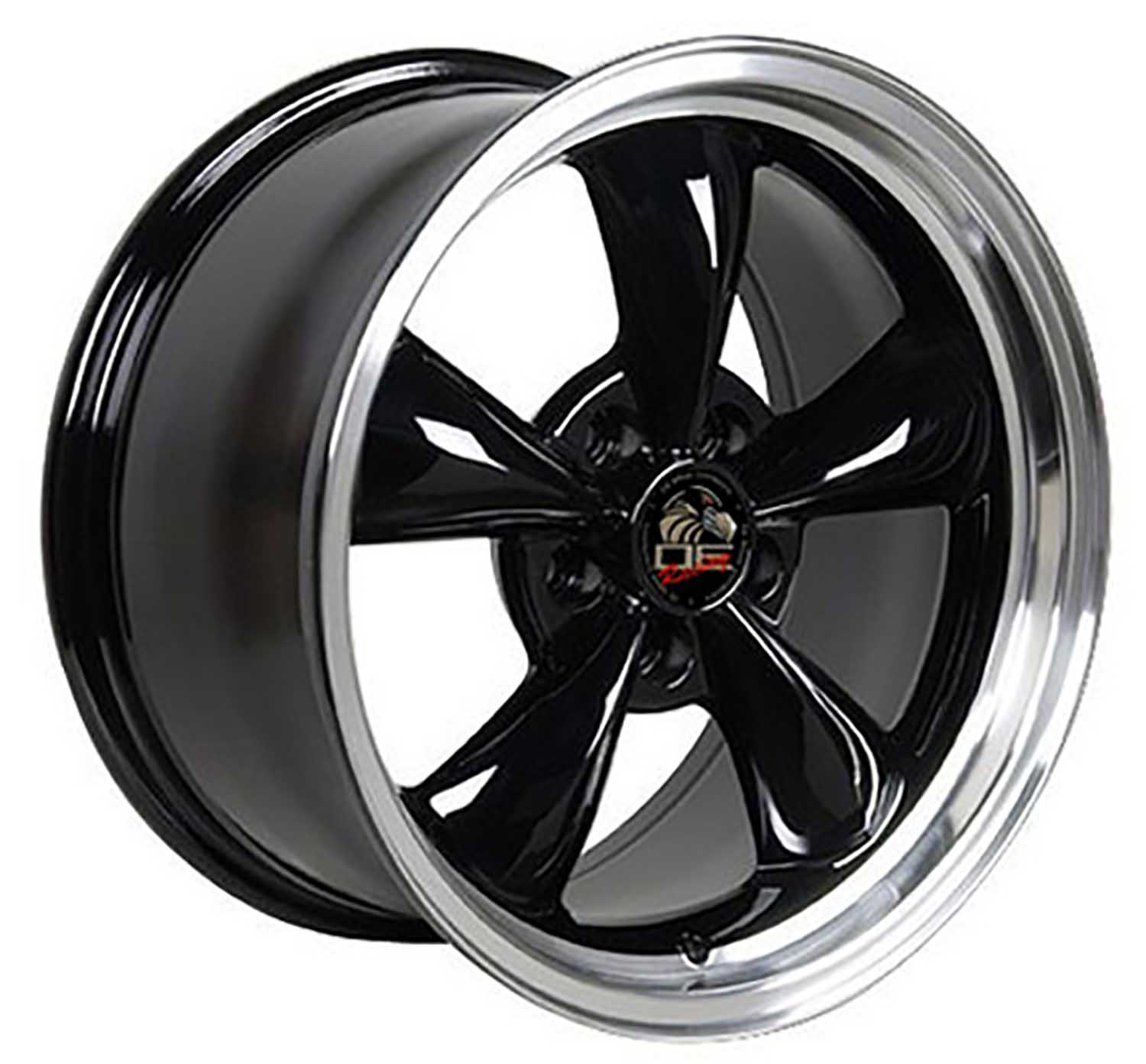 OE Wheels FR01-17080-5450-29BM Mustang Bullitt Style Black w/ Machined ...