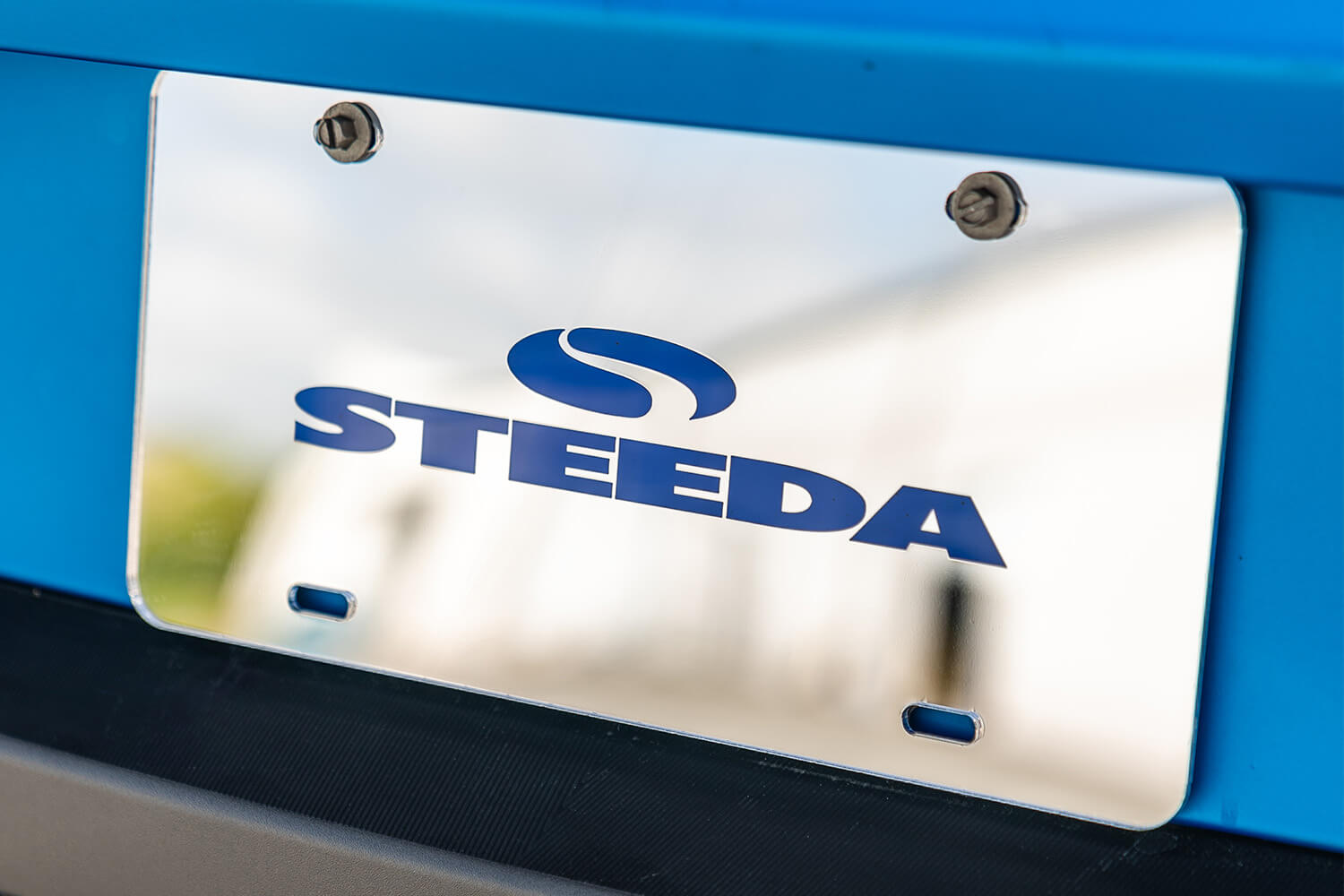 Steeda 314 PLATE CH Chrome License Plate (00-23)