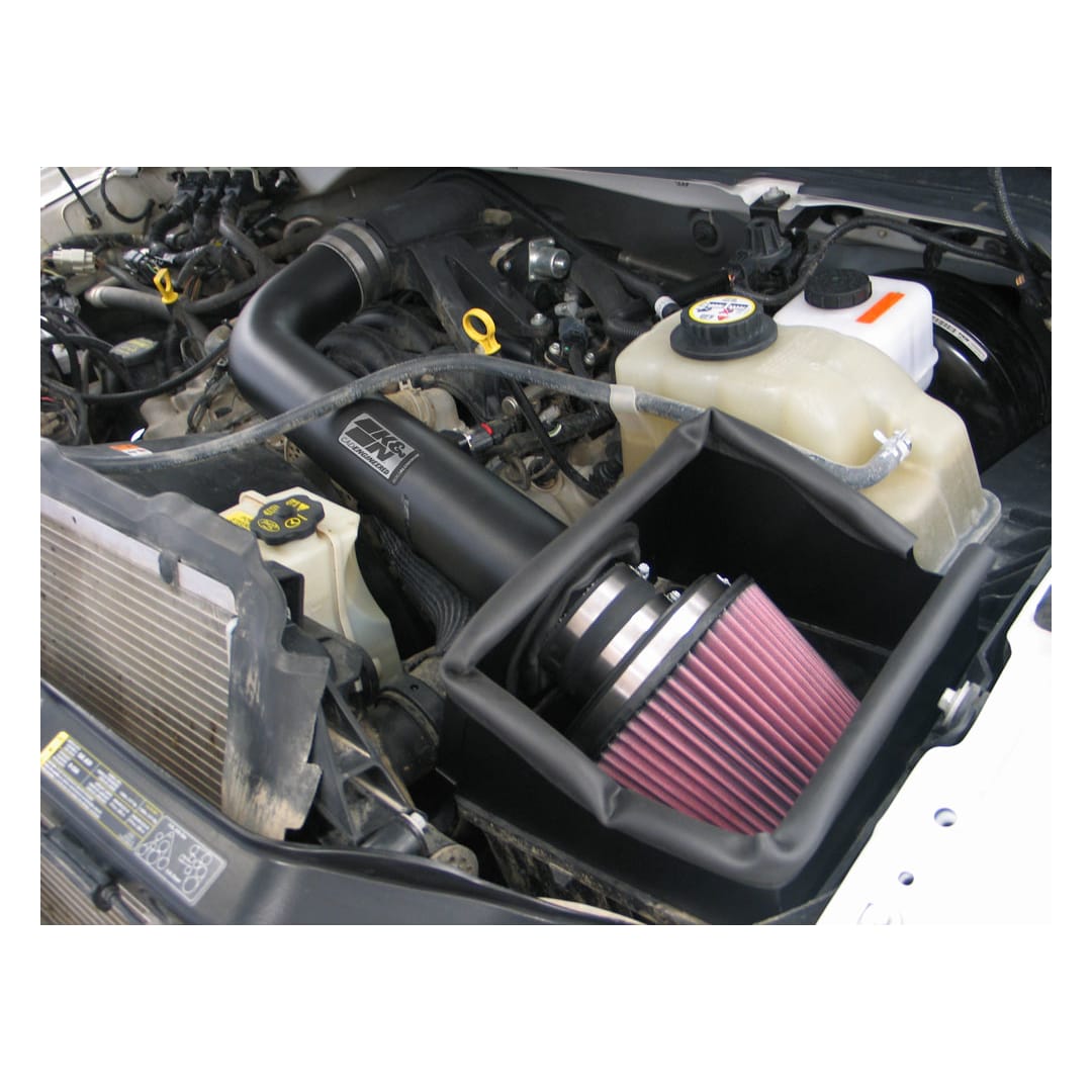 K&N 77-2577KTK F-250/F-350 5.4L High Flow Cold Air Intake - Aluminum ...
