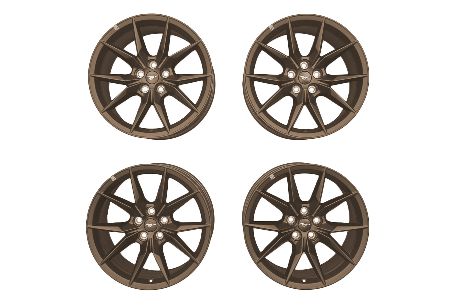 Ford Performance M-1007K-DHSB Mustang 19x9.5 / 19x10 Staggered Dark ...