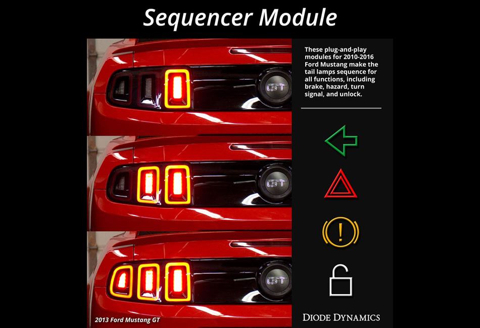 Diode Dynamics DD3016 Mustang Taillight Sequencer Module (10-23)