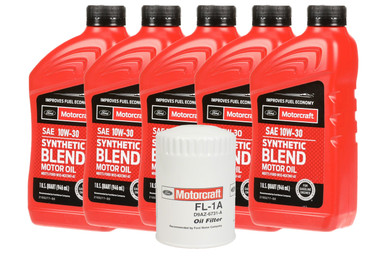 Mustang 30-1079-103 GT 5.0L Motorcraft Synthetic Blend Oil Change Kit ...