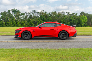 Steeda U41756-BLK Mustang Sidewinder Decal - Black (24-26)