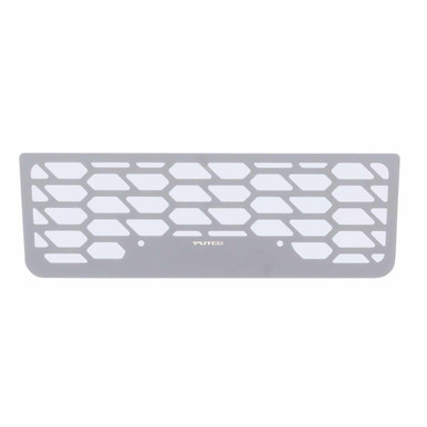 Putco 82166 Super Duty Front Bumper Grille Insert - Polished Hex Style ...